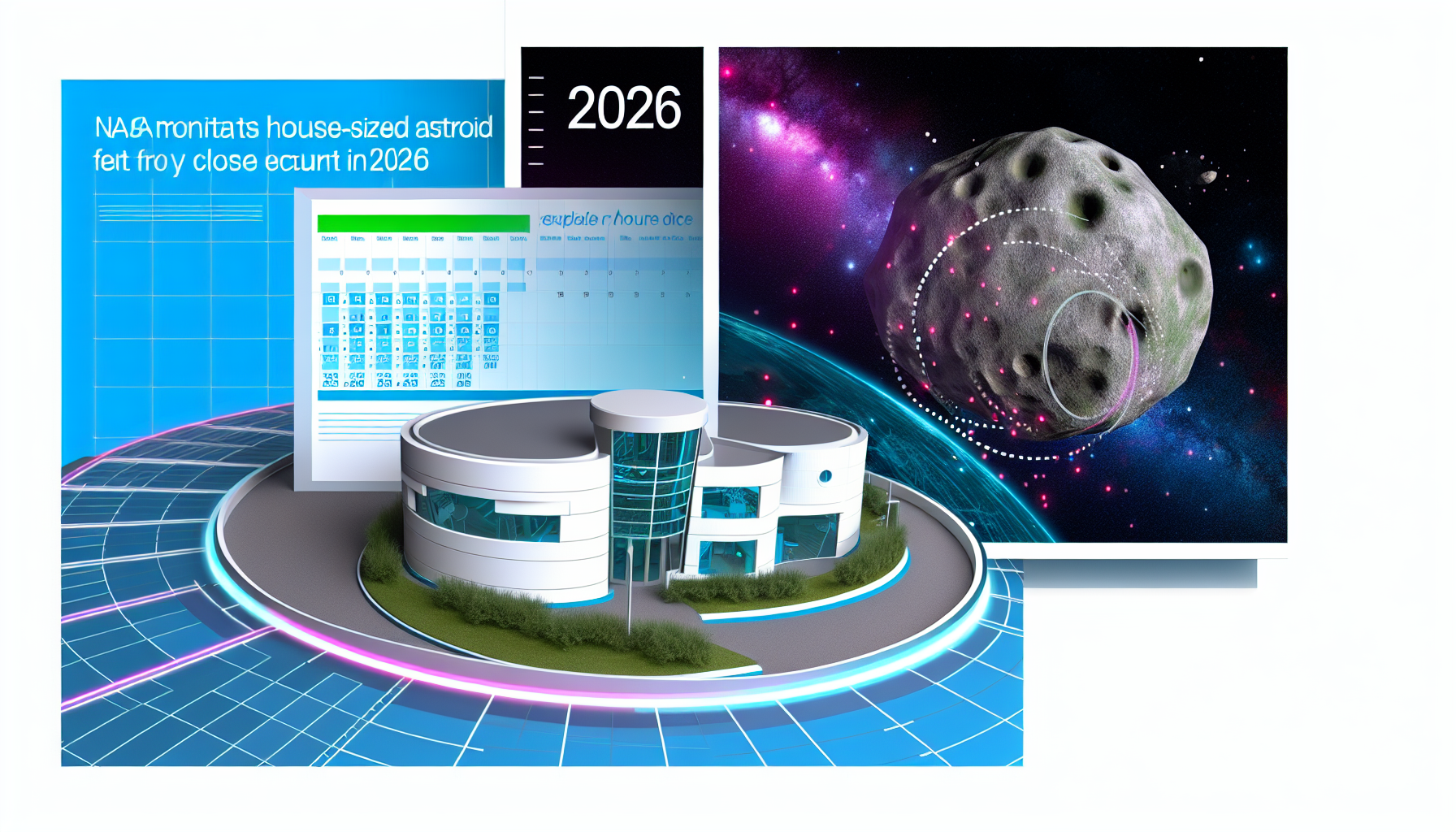 NASA Monitors House-Sized Asteroid Set for Close Encounter with Earth ...