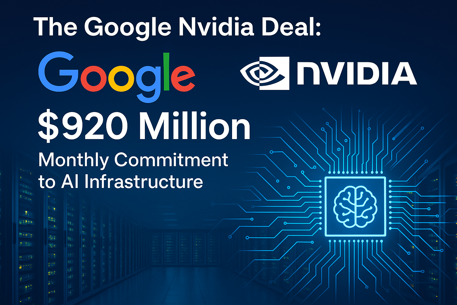 The Google Nvidia Deal: A $920 Million Monthly Commitment to AI ...