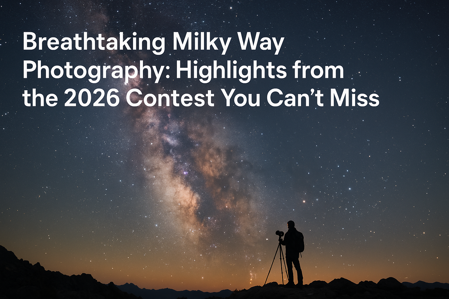 Breathtaking Milky Way Photography: Highlights from the 2026 Contest ...