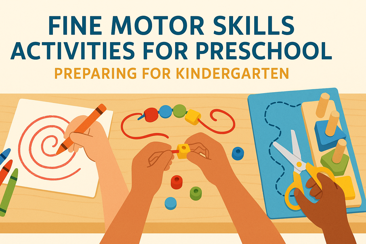 Fine Motor Skills Activities for Preschool: Preparing for Kindergarten ...
