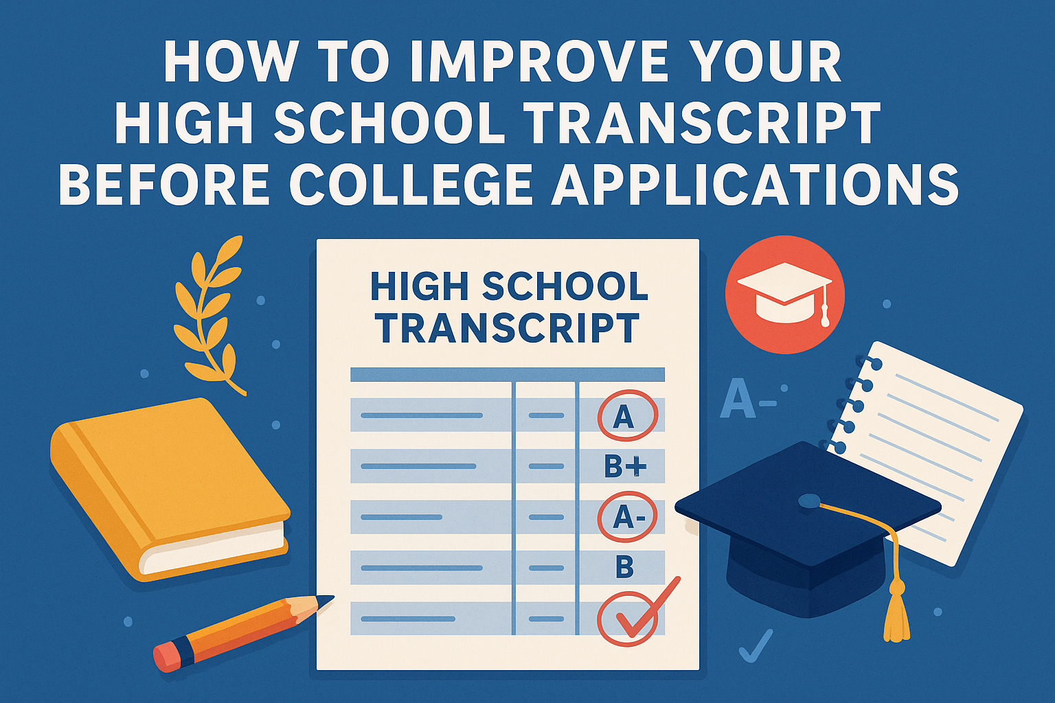 How to Improve Your High School Transcript Before College Applications ...