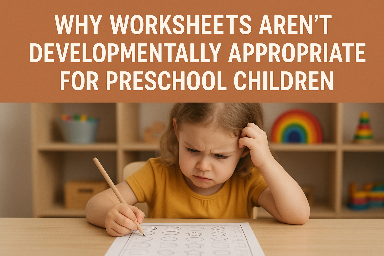 "Why Worksheets Aren't Developmentally Appropriate for Preschool ...
