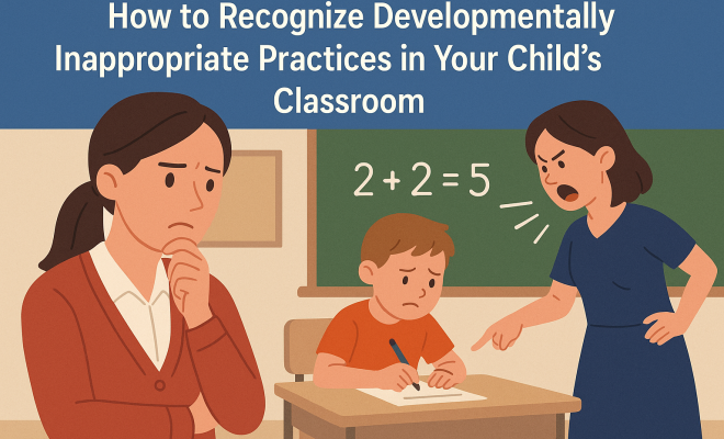 "How to Recognize Developmentally Inappropriate Practices in Your Child ...