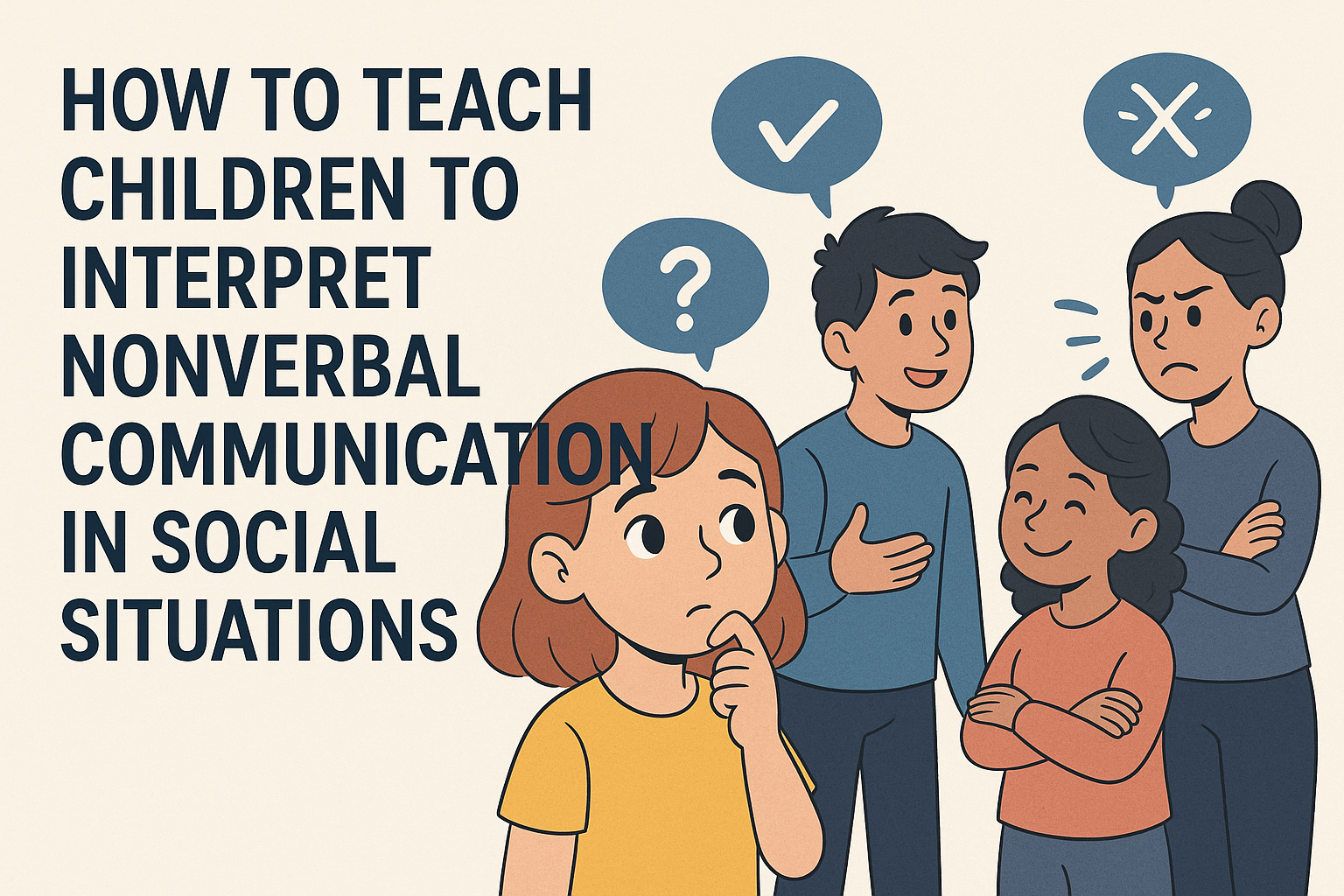 "How to Teach Children to Interpret Nonverbal Communication in Social ...